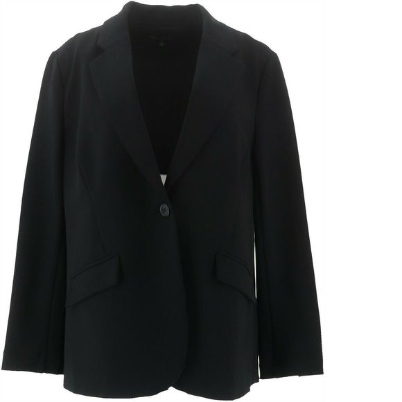 DG2 by Diane Gilman | Jackets & Coats | Dg2 Diane Gilman Stretch Crepe ...